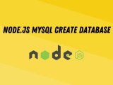 Nodejs Mysql Create Database Codeforgeek