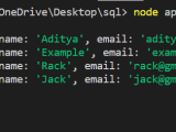 Nodejs Mysql Select Record Codeforgeek
