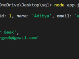 Node Js Mysql Insert Record Codeforgeek
