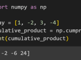 Numpy Cumprod In Python Calculating Cumulative Product In Numpy