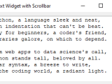 Creating A Text Widget With Scrollbar In Tkinter Codeforgeek