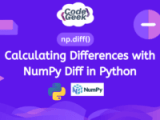 Numpy Diff In Python Calculating Array Differences Codeforgeek