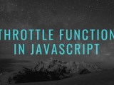 Throttle Function In Javascript Codeforgeek