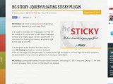 Jquery Plugins For Creating Sticky Elements Code Geekz