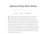 Jquery Plugins For Creating Sticky Elements Code Geekz