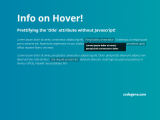 Show Beautiful Tooltip On Hover With Html Css Only Codegena