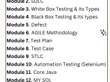 Software Testing Course Syllabus With Downloadable Pdf