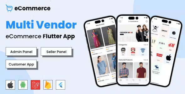 eCommerce - Multi vendor ecommerce Flutter App with Admin panel - CodeGood