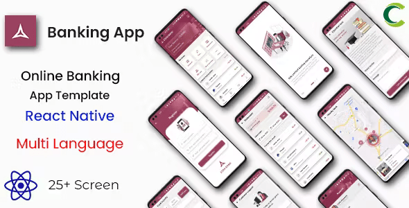 Online Banking App Template in React Native | Multi Language | StarBank ...