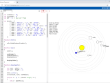 Codeguppy How To Create A Simulation Of The Solar System In Javascript