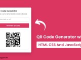 How To Create A Qr Code Generator In Html Css Javascript Codegyan
