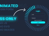 Animated Login Form In Html And Css Only