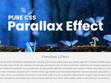 Parallax Effect Using Html And Css
