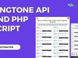 Ringtone Api Php Script Includes 10 Lakhs Of Ringtones In The Api