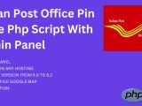 Indian Post Office Pin Code Php Script With Admin Panel Codehap
