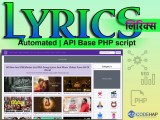 Lyrics Automated Api Based Php Script Codehap