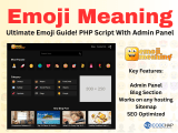 Emoji Meaning V1 0 Ultimate Emoji Guide Php Script With Admin Panel