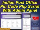 Indian Post Office Pin Code Php Script With Admin Panel Codehap