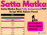 Satta Matka Boss Fully Automated Php Script With Admin Panel Codehap
