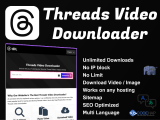 Threads Video And Image Downloader Php Code Script Codehap
