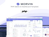 Morvin Php Admin Dashboard Template Codeintra
