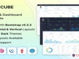 Upcube Responsive Bootstrap Admin Dashboard Codeintra