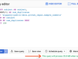 Use Bigquery To Query Github Data Google Codelabs