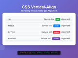 Css Vertical Align Complete Guide To Aligning Inline And Table Cell