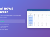 Excel Rows Function Complete Guide To Count Rows With Formula Syntax