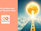 Javascript Math Abs Method Absolute Value Codelucky