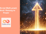 Javascript Math Pow Method Raising To Power Codelucky
