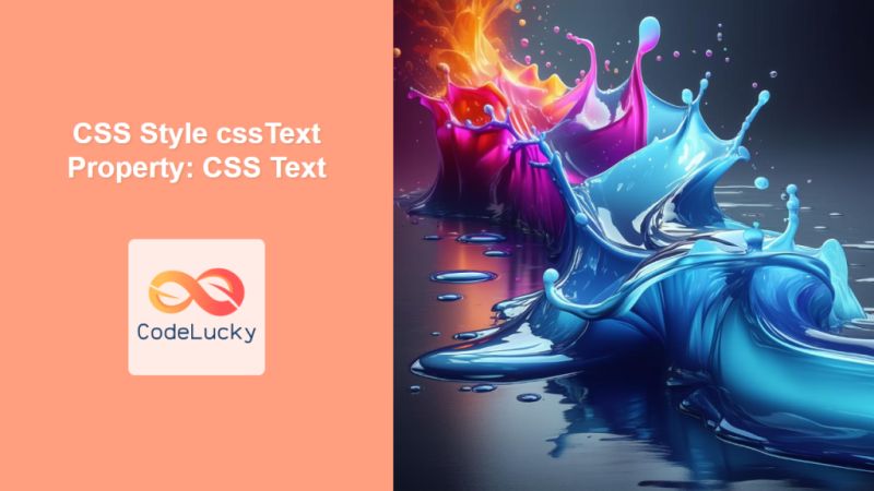 HTML DOM Style Object: Accessing Style Elements - CodeLucky