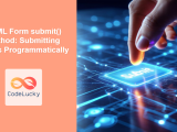 Javascript Onsubmit Event Form Submitted Codelucky