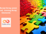 Javascript Array Join Method Joining Array Elements Codelucky