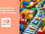 Javascript Array Tostring Method String Representation Codelucky