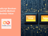 Javascript Boolean Tostring Method String Representation Codelucky