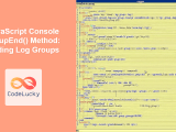 Javascript Console Log Method Logging Messages Codelucky