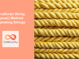 Javascript String Repeat Method Repeating Strings Codelucky