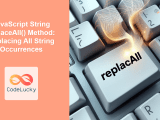 Javascript String Replaceall Method Replacing All String Occurrences