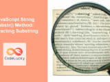 Javascript String Slice Method Slicing String Codelucky