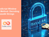 Javascript Window Atob Method Decoding Base64 Strings Codelucky