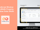 Javascript Screen Width Property Screen Width Codelucky