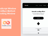 Javascript Window Scrollby Method Scrolling Window Codelucky