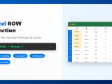 Excel Rows Function Complete Guide To Count Rows With Formula Syntax