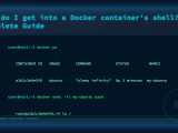 How Do I Get Into A Docker Container S Shell Complete Guide Codelucky