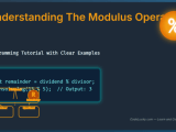 Understanding The Modulus Operator Comprehensive Programming