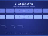 Z Algorithm Linear Time String Matching Technique Explained With