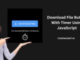 Download File Button With Timer Using Css Javascript Full Tutorial