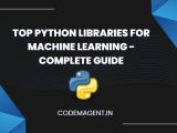 Top Python Libraries For Machine Learning Complete Guide Codemagnet
