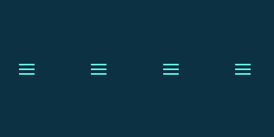 Multiple Hamburger Menu Animations – CodeMyUI